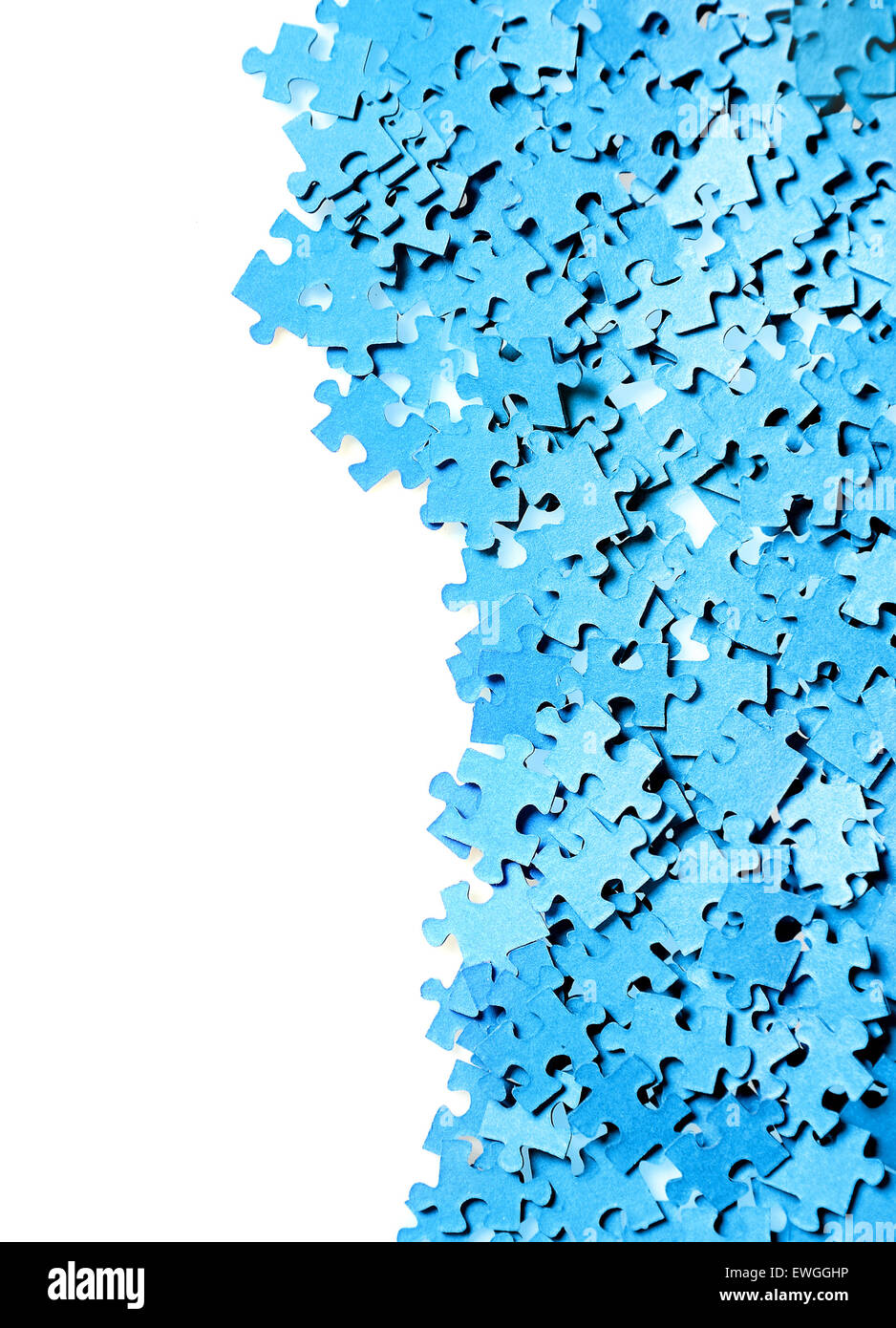 Frame of puzzle pieces Stock Photo - Alamy