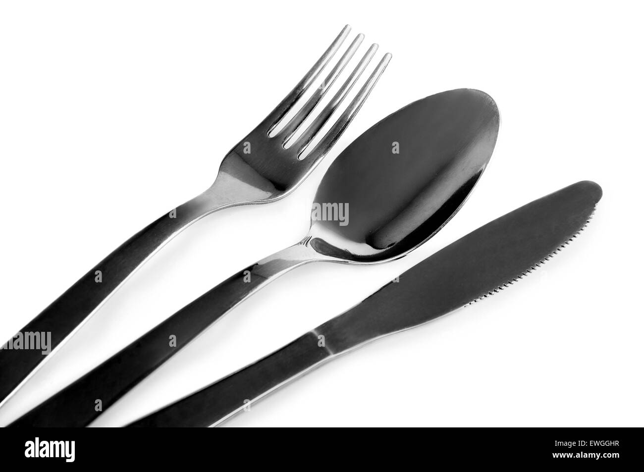 Isolated kitchen utensils on white background Stock Photo - Alamy
