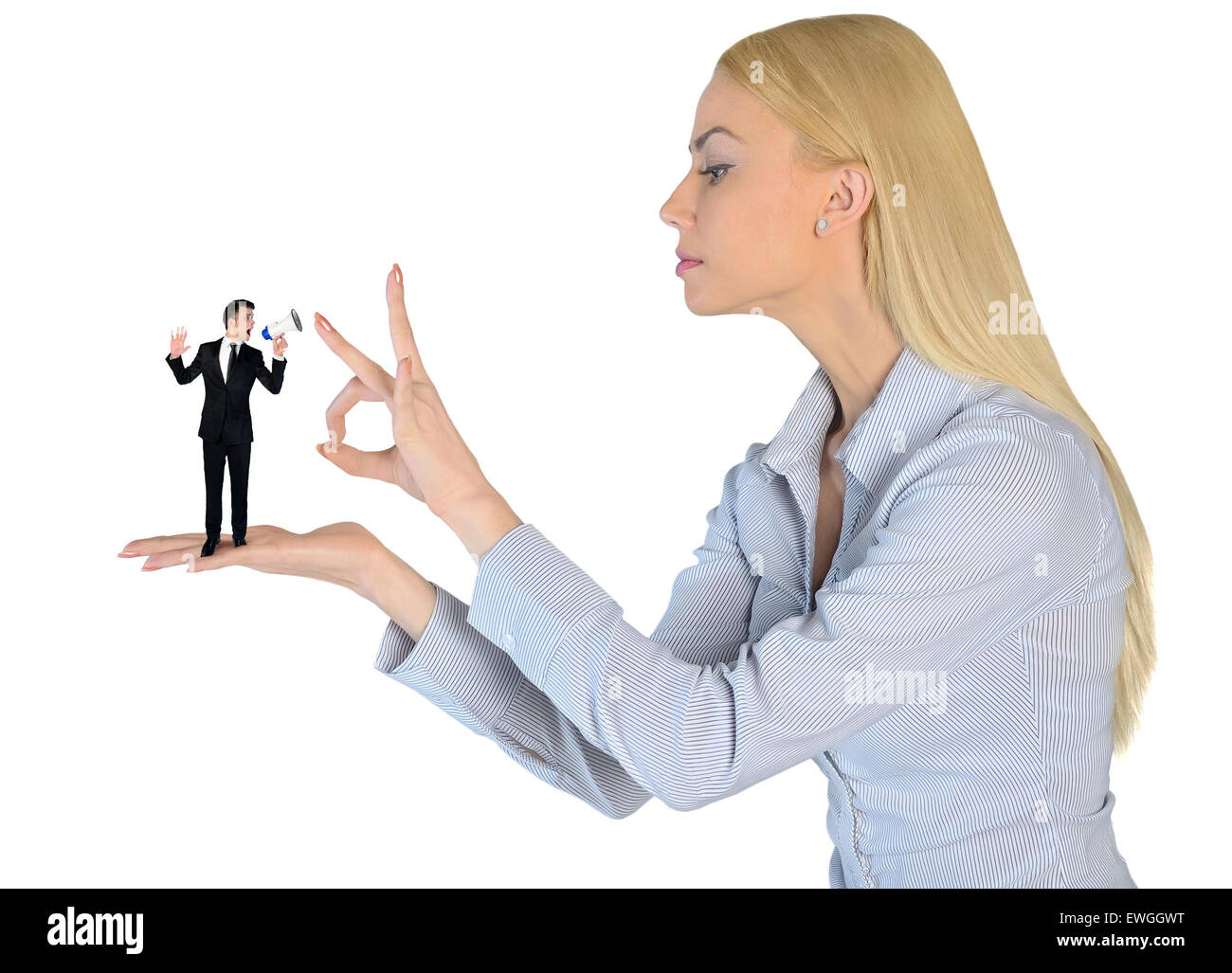 Hand isolated flick Cut Out Stock Images & Pictures - Alamy