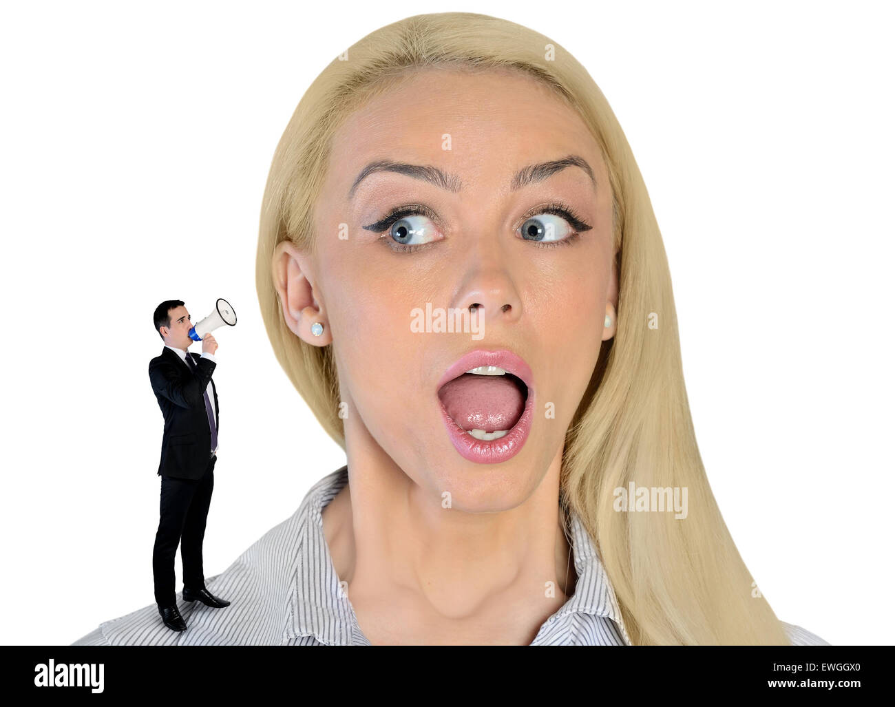 Portrait surprised beautiful little hi-res stock photography and images ...