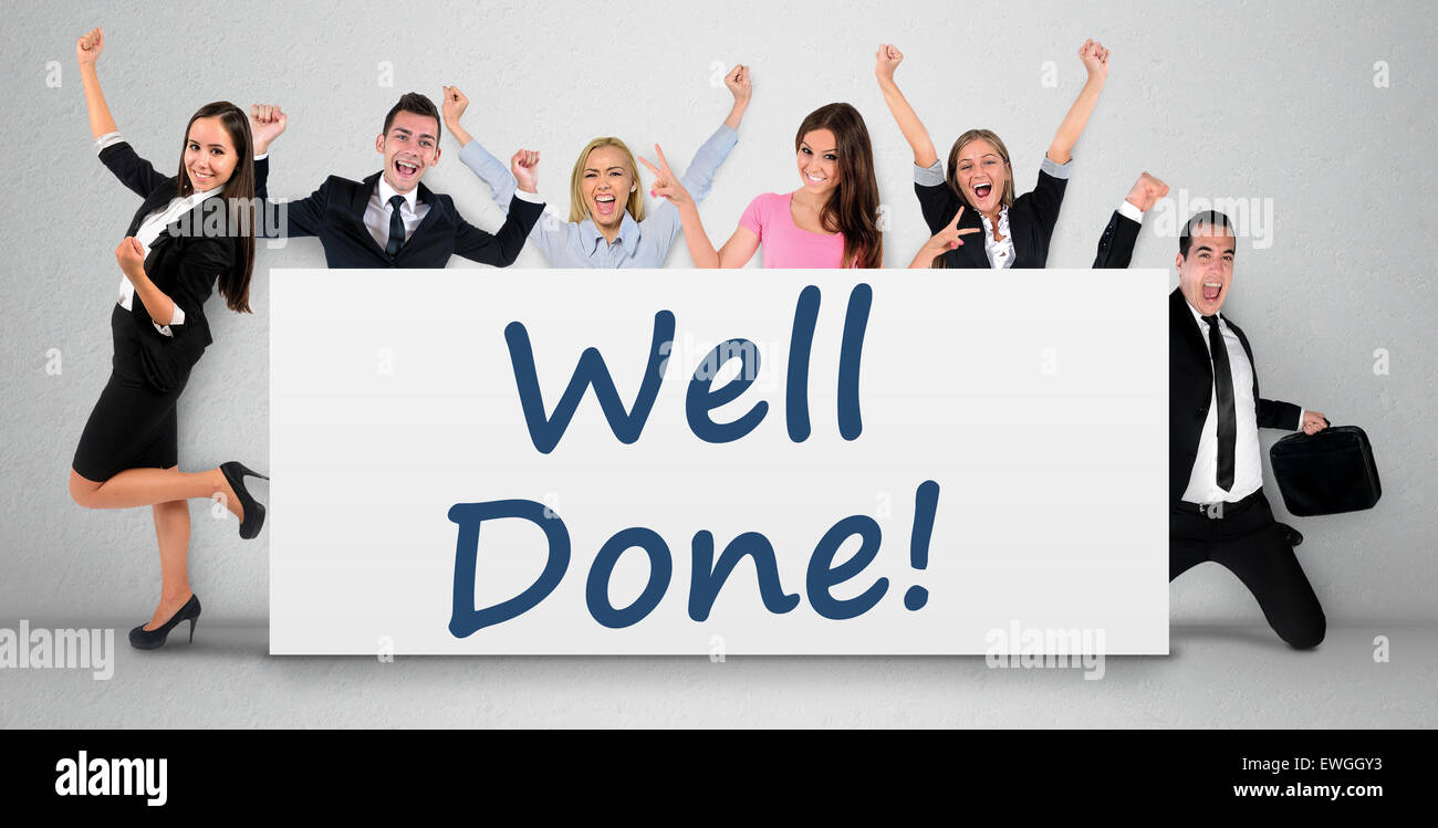 Well done word hi-res stock photography and images - Alamy