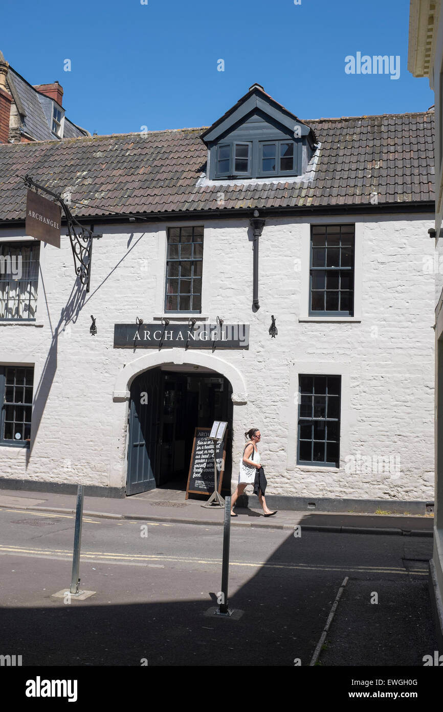 The Archangel Hotel in Frome Somerset Stock Photo - Alamy