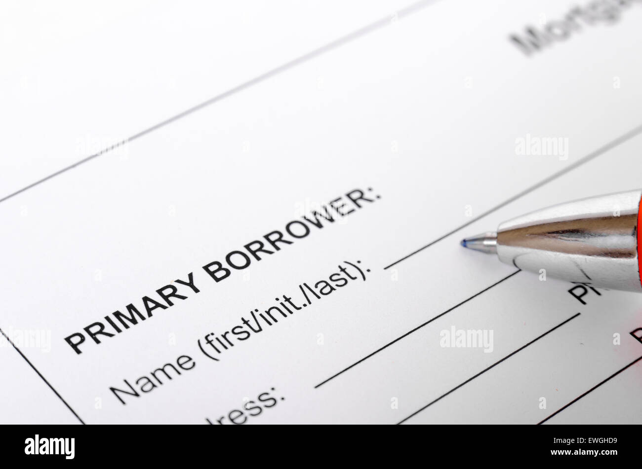 Borrower Application High Resolution Stock Photography and Images - Alamy