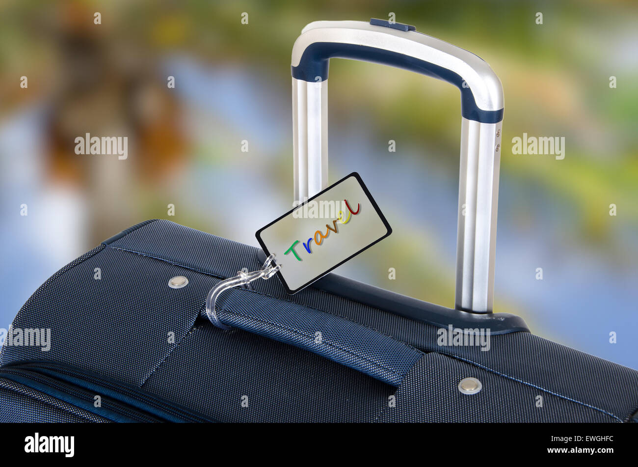 Travel suitcase close up Stock Photo - Alamy