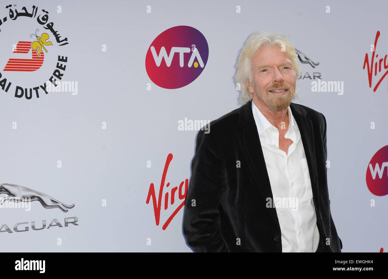 London, UK, UK. 25th June, 2015. Sir Richard Branson attends the WTA ...