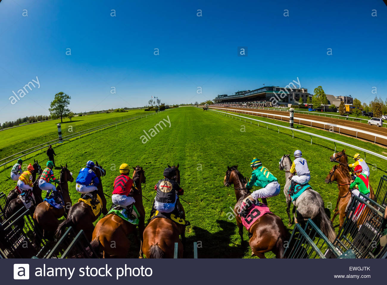 Keeneland Track Grandstand High Resolution Stock Photography and Images ...