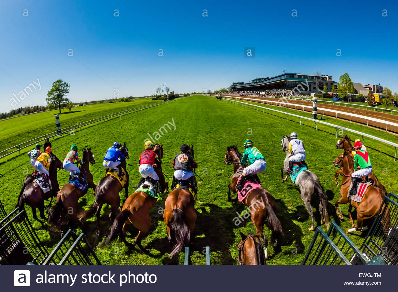 Keeneland Track Grandstand High Resolution Stock Photography and Images ...