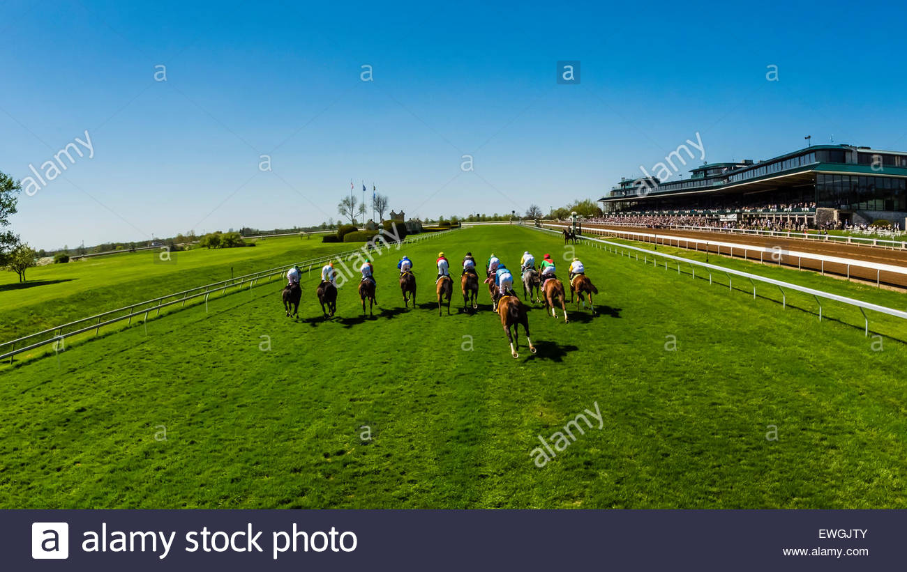 Keeneland Track Grandstand High Resolution Stock Photography and Images ...