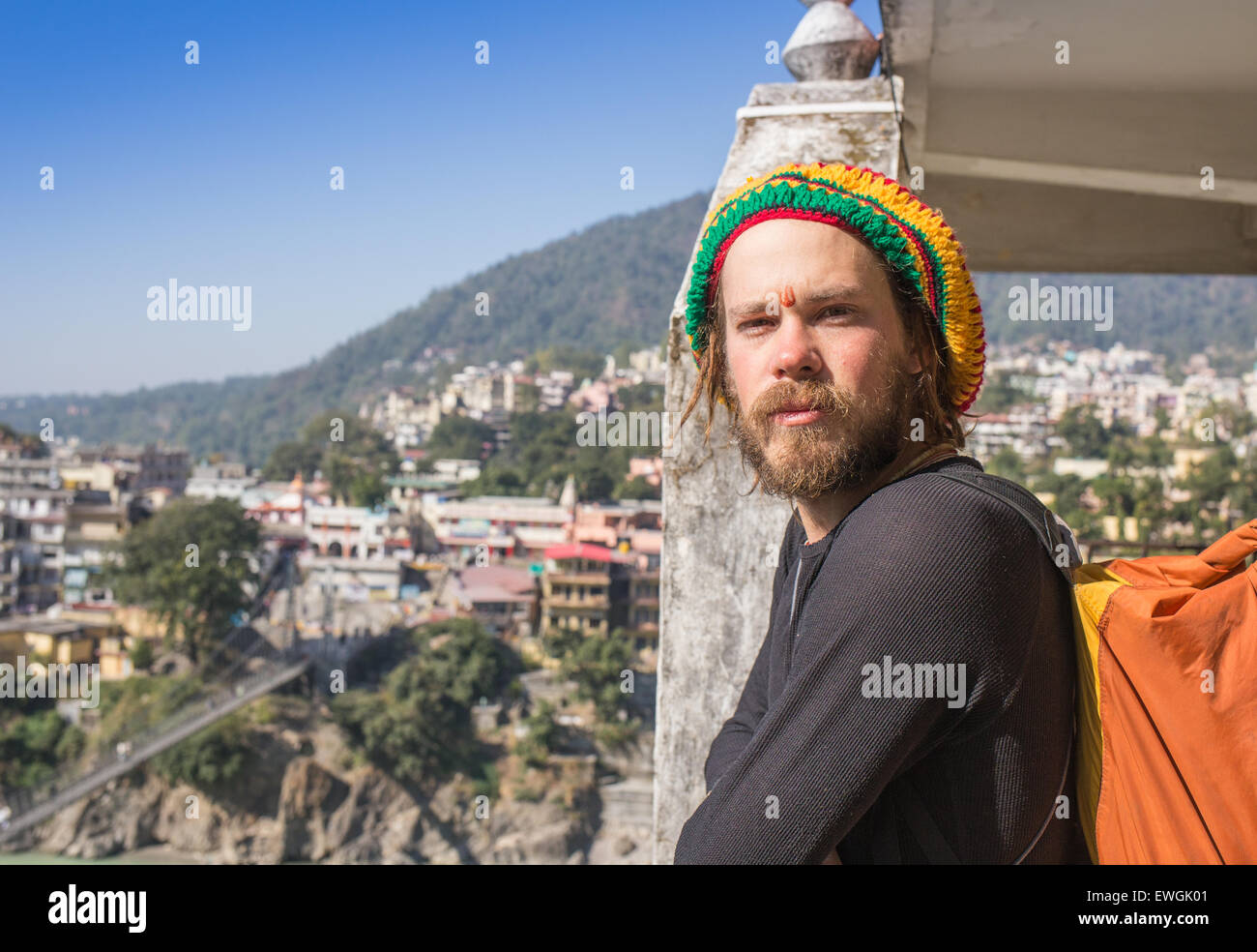 Young man with dreadlocks Stock Photo - Alamy