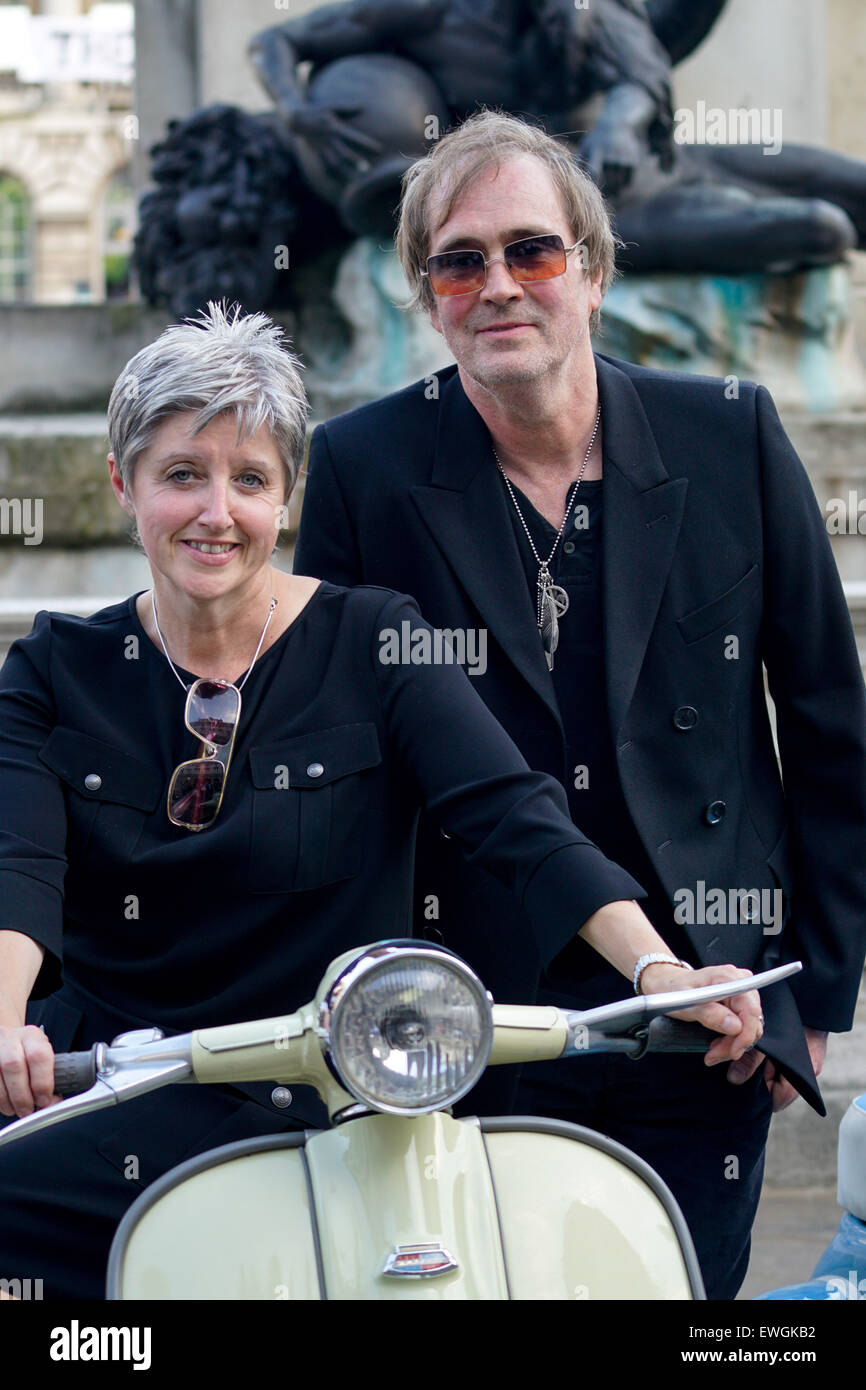 London, UK, 25th June 2015 : Nicky Weller, Russell Reader the creator ...