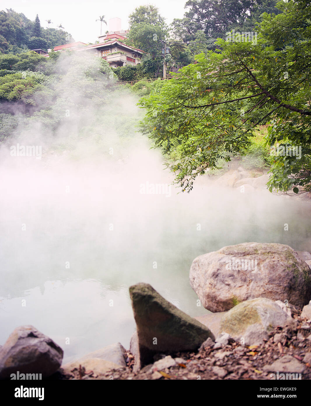 Beitou ( Peitou) Hot Springs. Taipei, Taiwan Stock Photo - Alamy