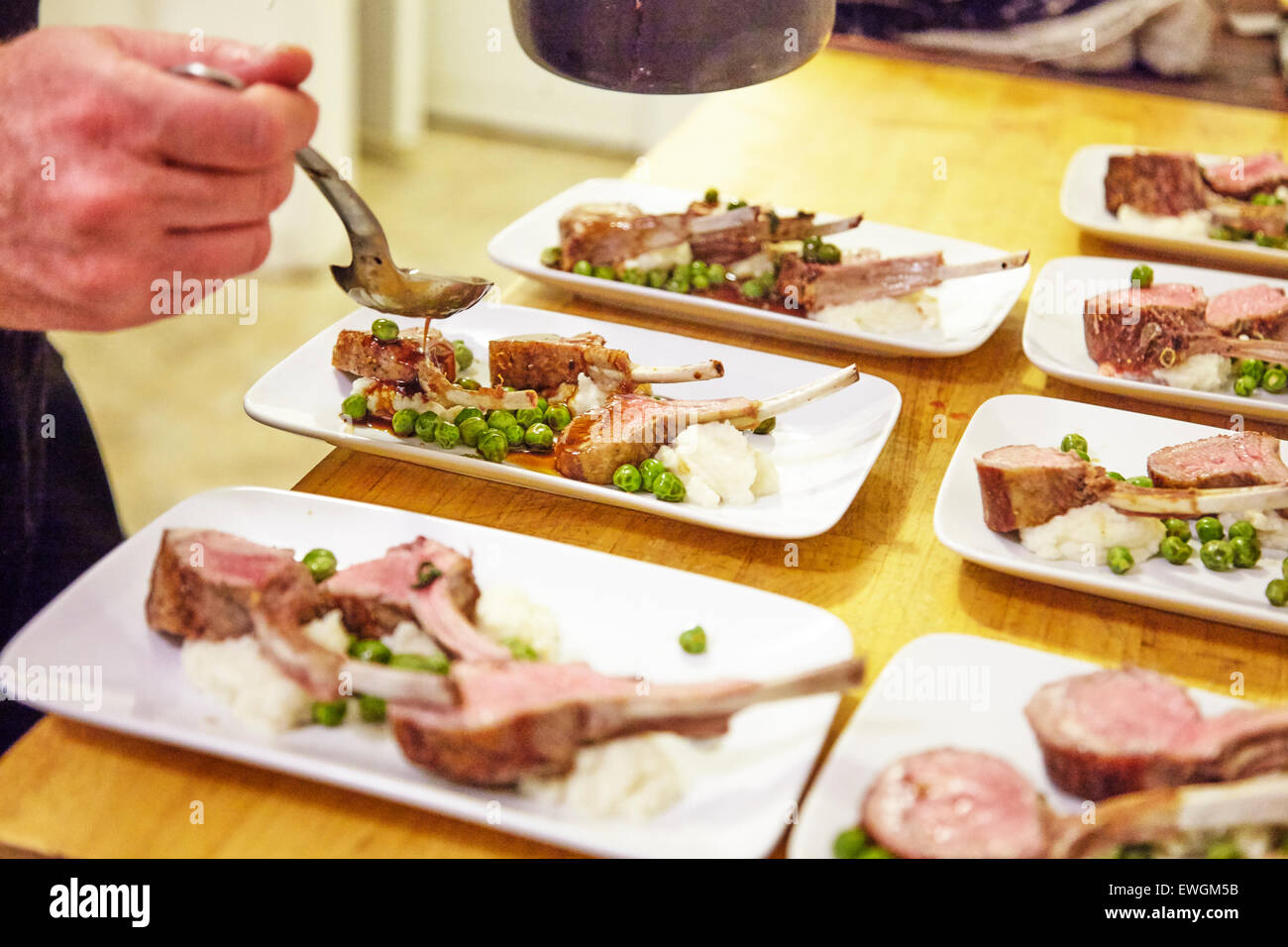Rack Of Lamb Plate High Resolution Stock Photography and Images - Alamy