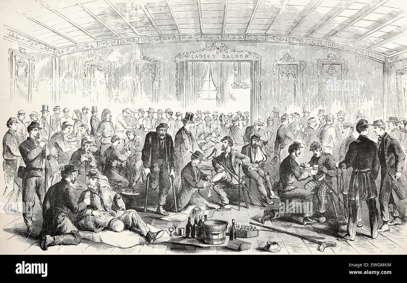 Return of Wounded Soldiers of the Federal army captured at Bull Run ...