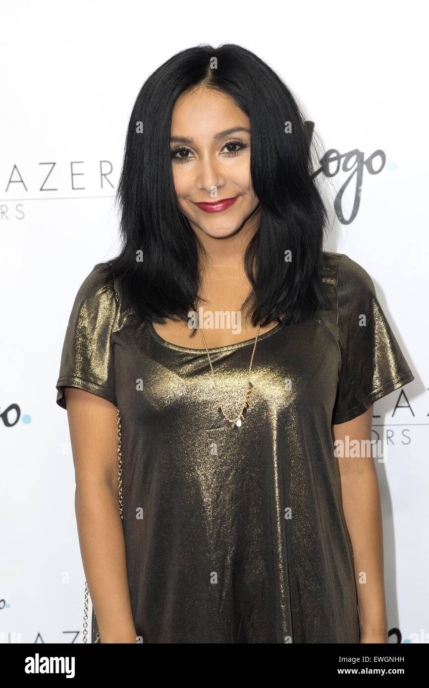 New York, NY, USA. 25th June, 2015. Nicole Polizzi at arrivals for LOGO ...