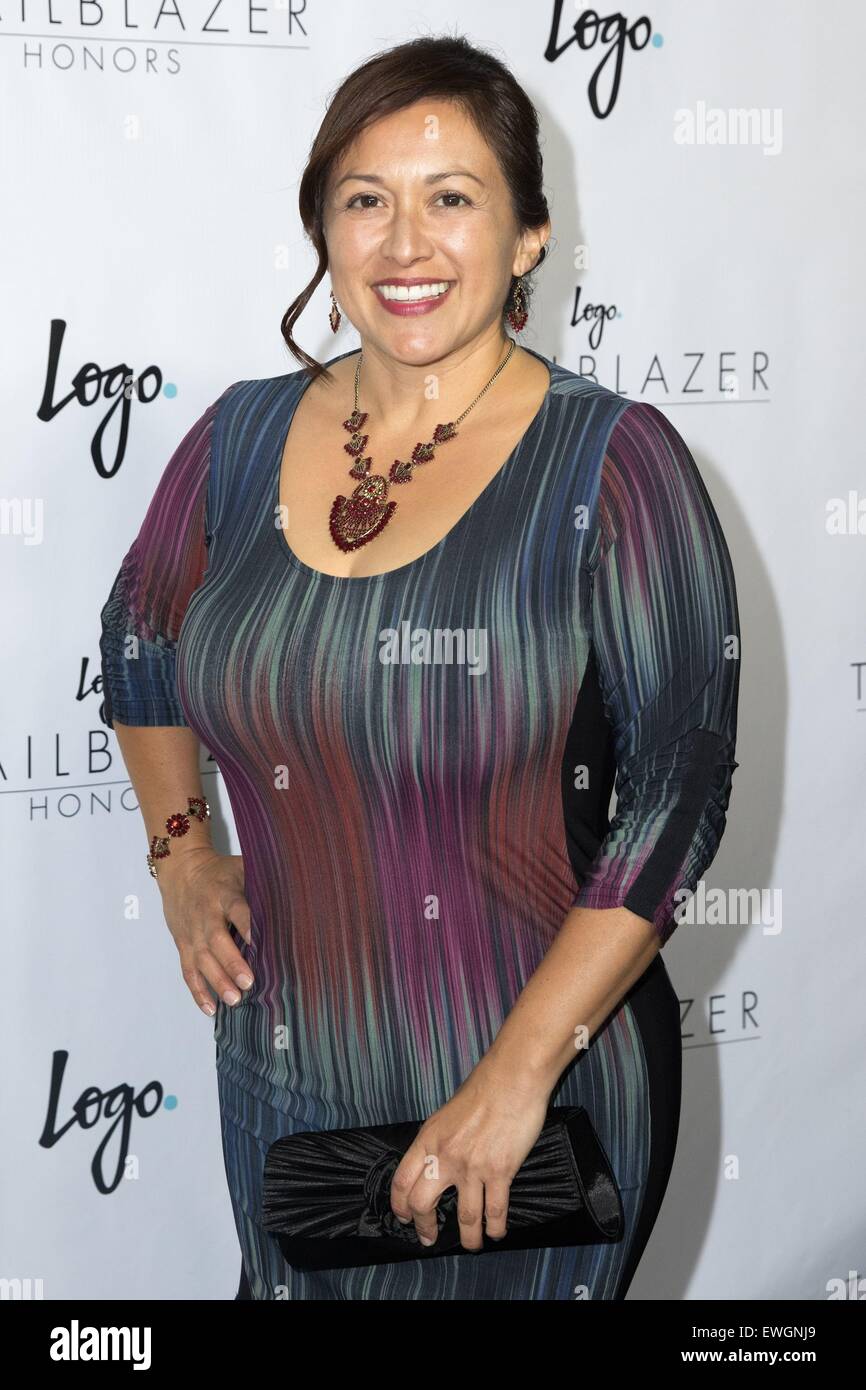 New York, NY, USA. 25th June, 2015. Sheila Lopez at arrivals for LOGO's ...