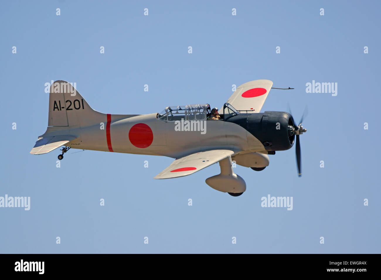 Airplane Fighter WWII Japanese VAL flying at 2015 Planes of Fame Air ...