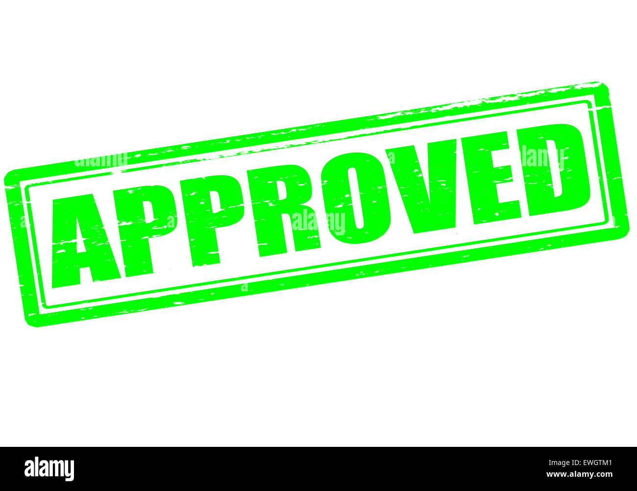 Rubber stamp with word approved inside, illustration Stock Photo - Alamy