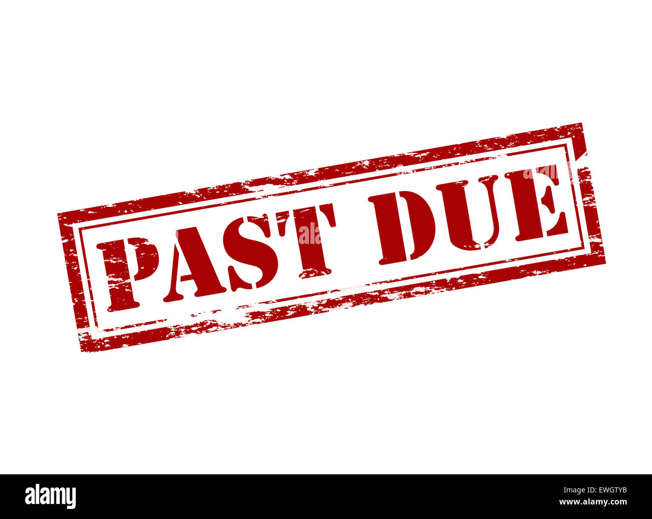 Past due stamp hi-res stock photography and images - Alamy