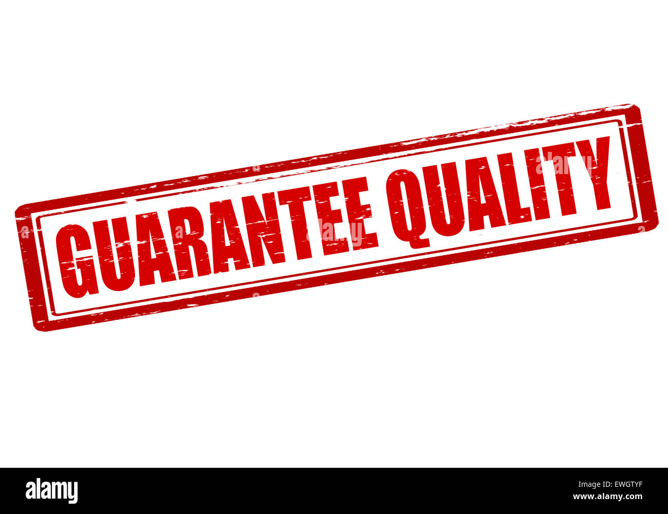 Rubber stamp with text guarantee quality inside, illustration Stock ...