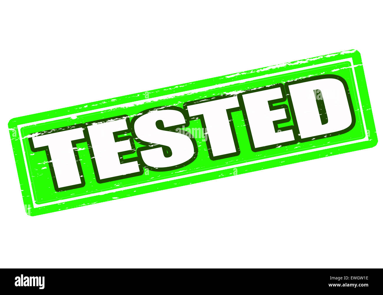 Tested stamp hi-res stock photography and images - Alamy