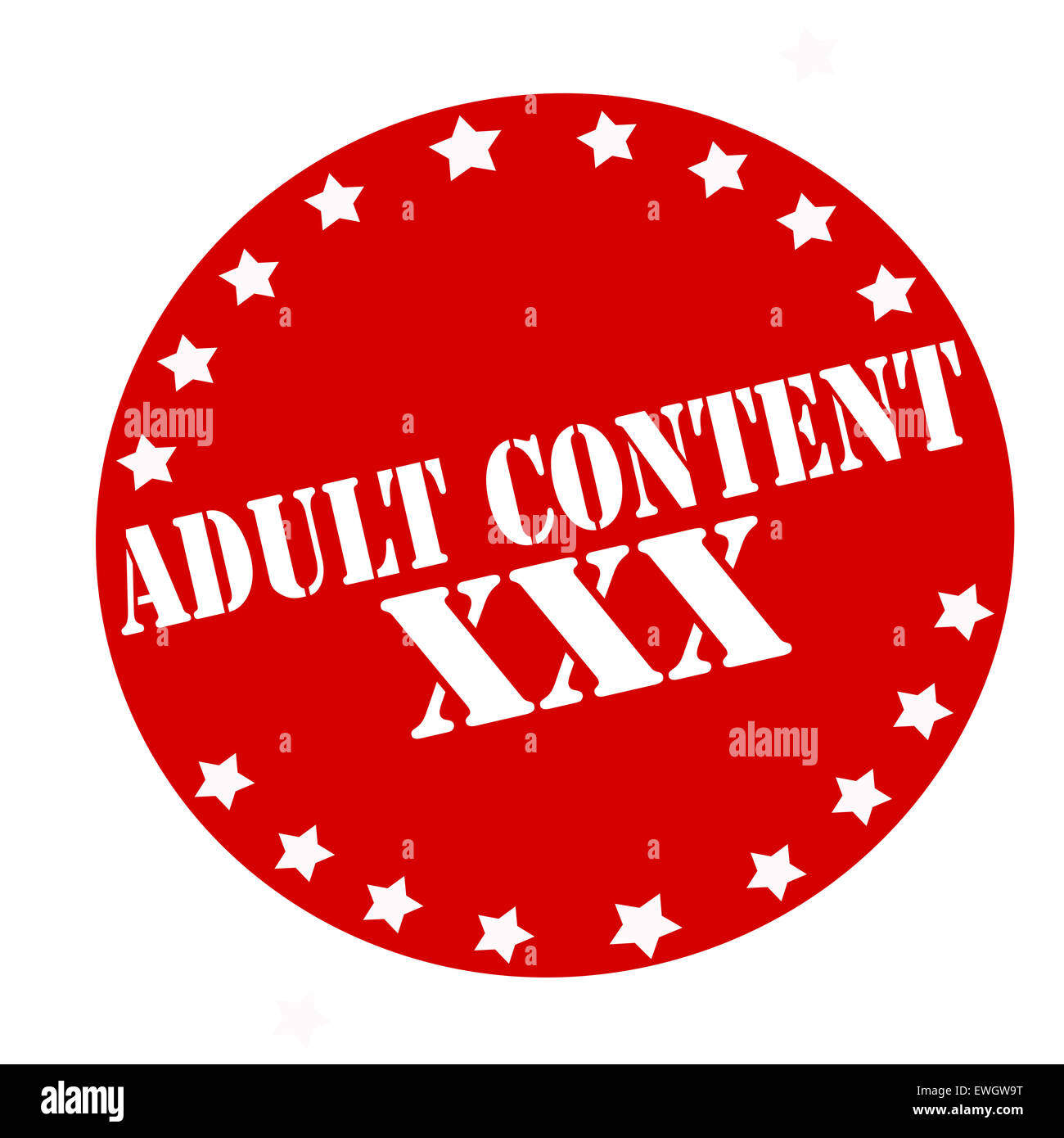 Rubber stamp with text adult content inside, illustration Stock Photo ...