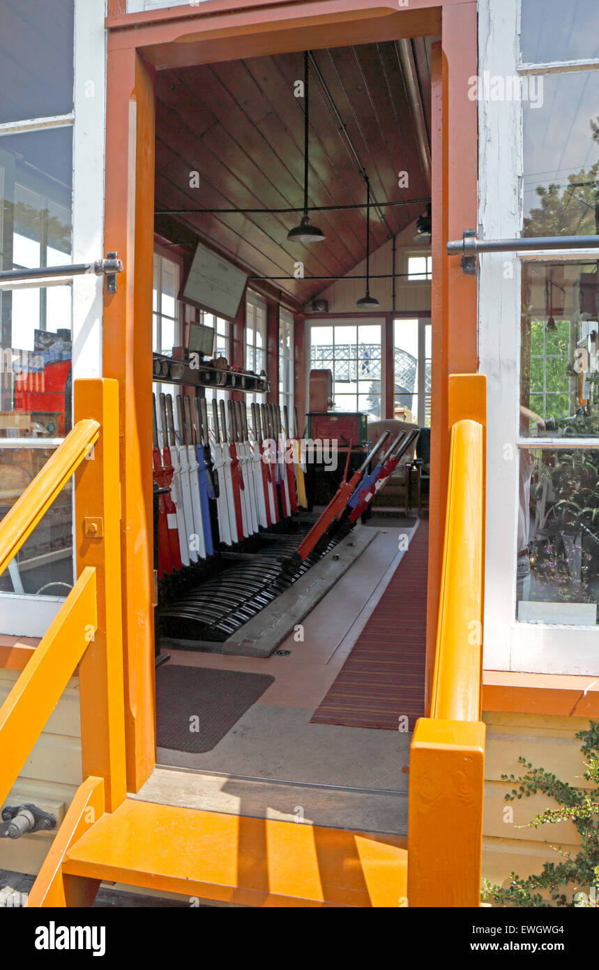 Inside signal box hi-res stock photography and images - Alamy