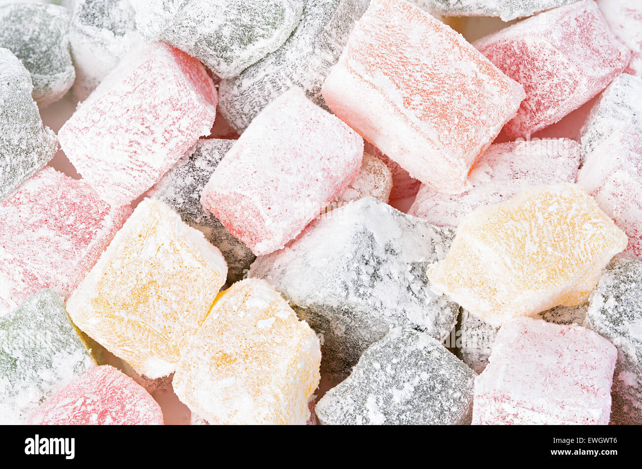 White turkish delight hi-res stock photography and images - Alamy