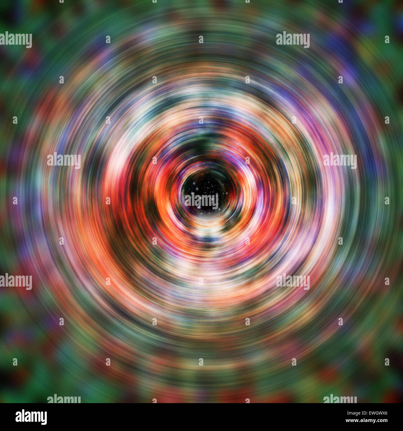 Star gate or eye abstract background illustration Stock Photo - Alamy