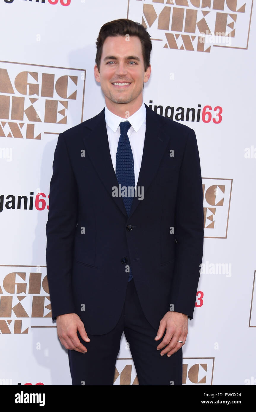 Hollywood, California, USA. 25th June, 2015. Matt Bomer arrives for the ...