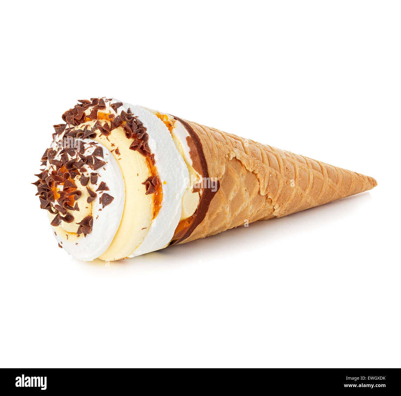 ice cream cone isolated Stock Photo - Alamy