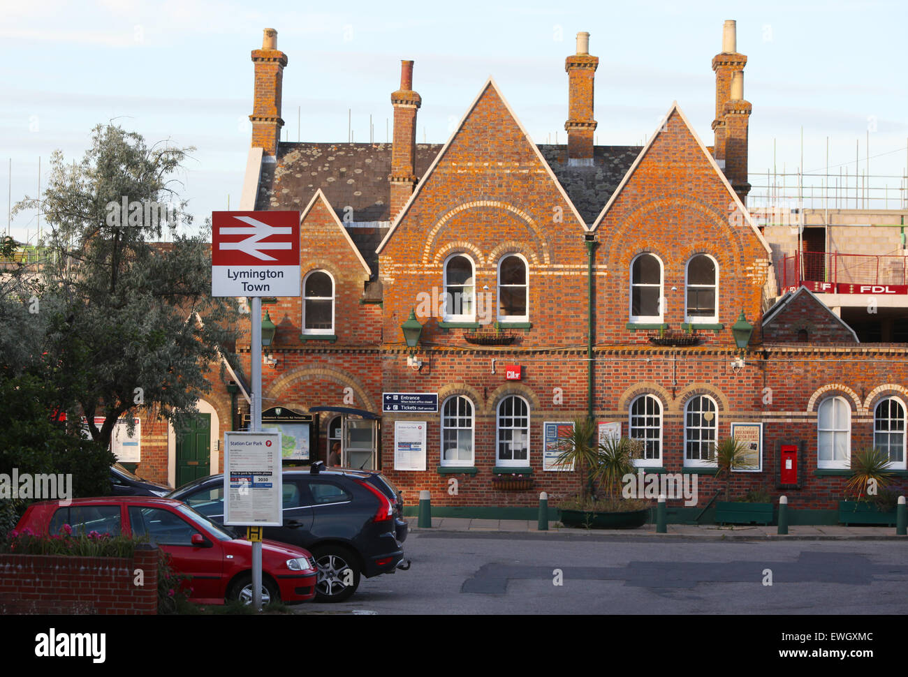 Lymington Railway Station, Lymington, Hampshire Stock Photo - Alamy