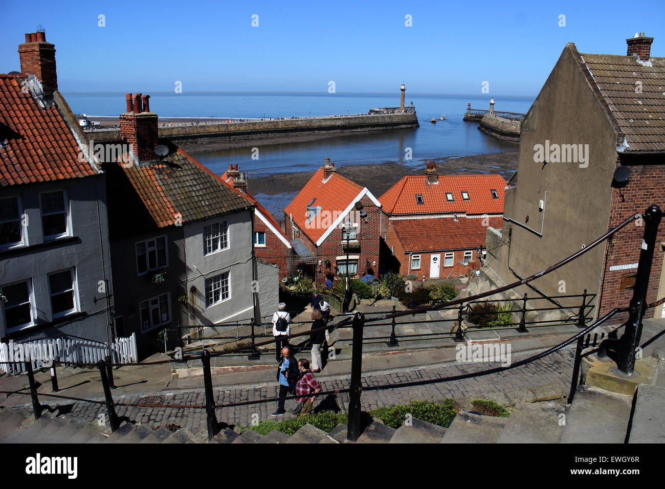 Whitby's 199 steps are an extraordinary attraction in Whitby. They ...