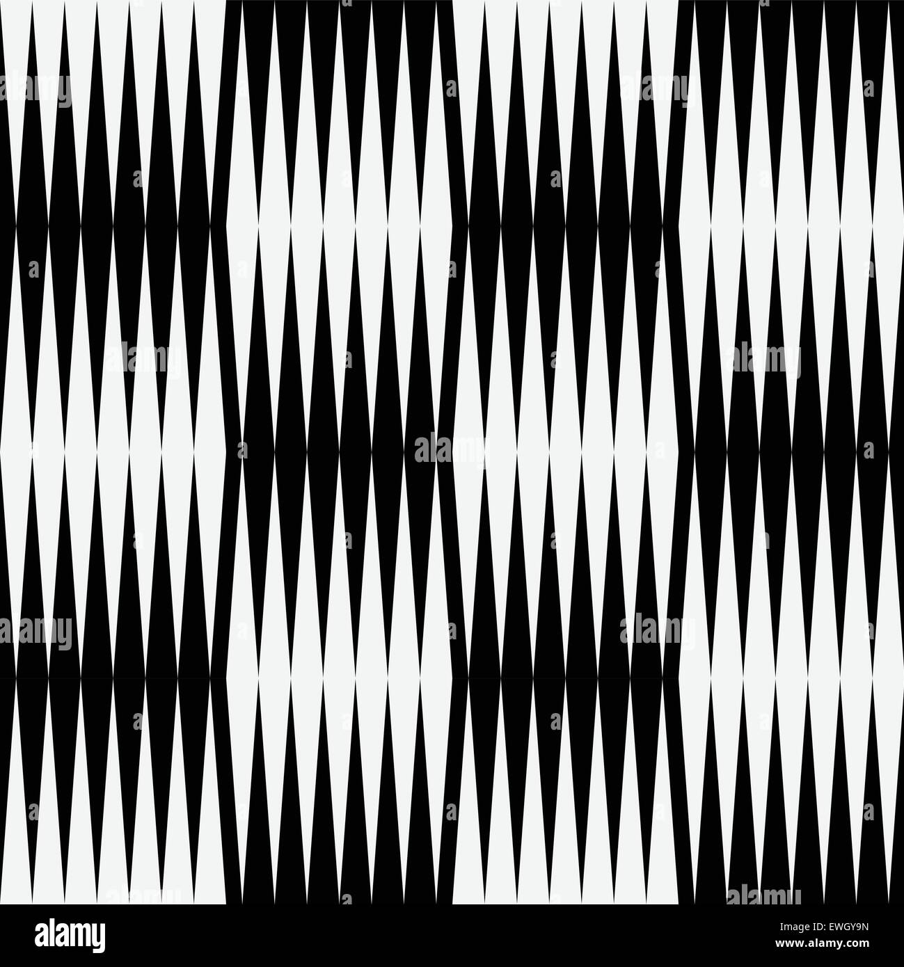Black and white pattern with pointed, triangle shapes. (Repeatable ...