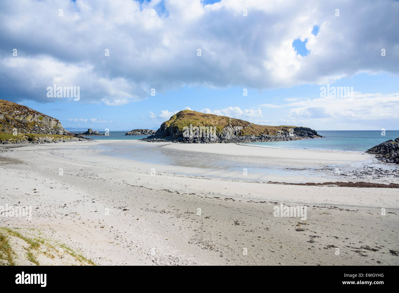 Kilvickeon beach, near Bunessan, Isle of Mull, Hebrides, Argyll and ...