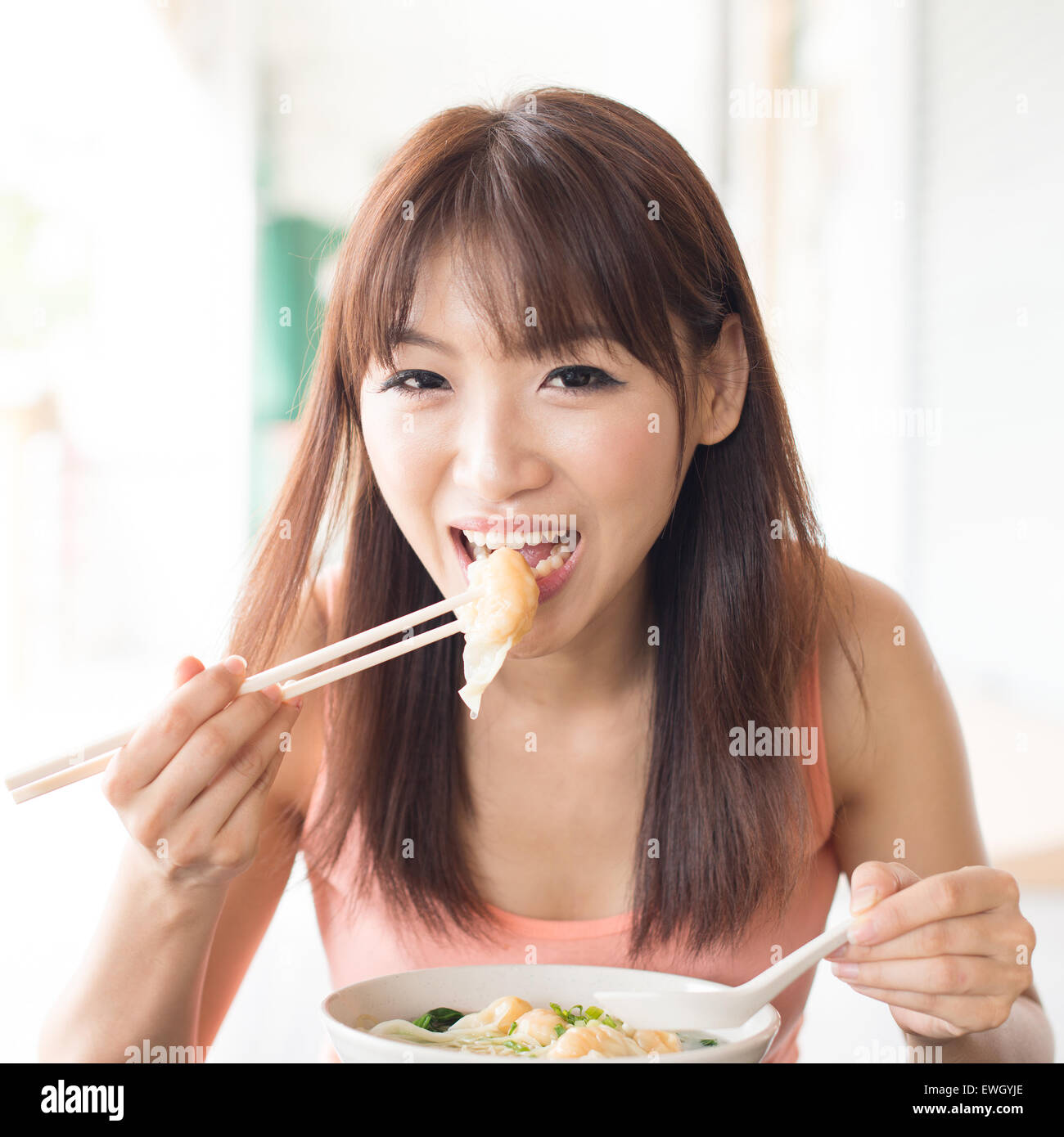 Anime Girls Eating Dumplings