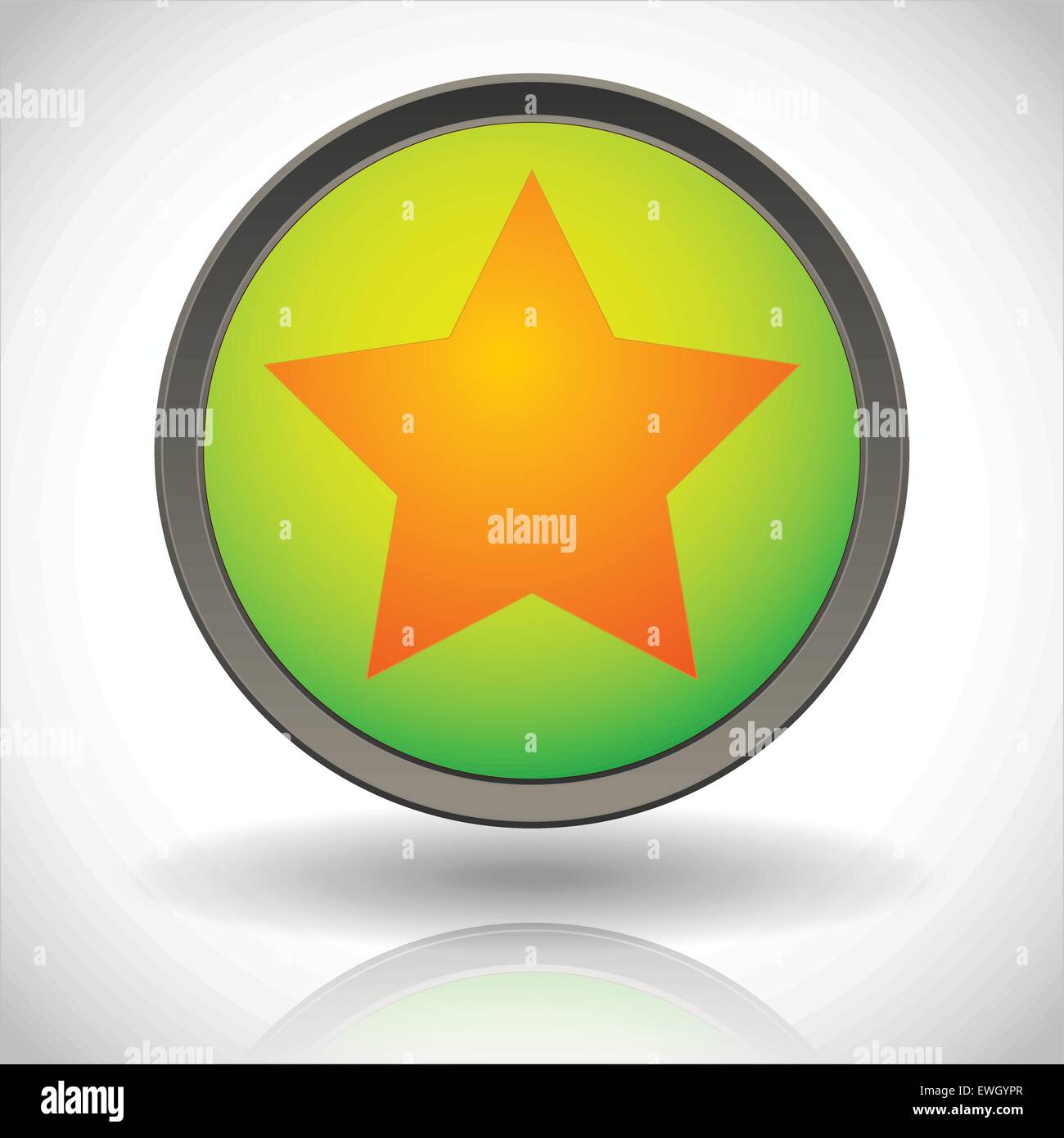 Star in a circle icon. Vector graphics Stock Vector Image & Art - Alamy