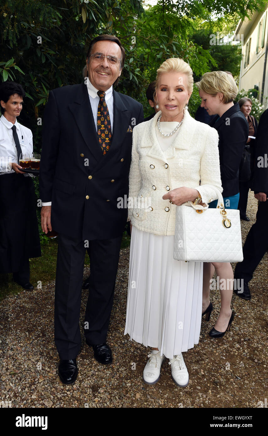 Berlin, Germany. 25th June, 2015. Mario Ohoven und Ute-Henriette Ohoven ...