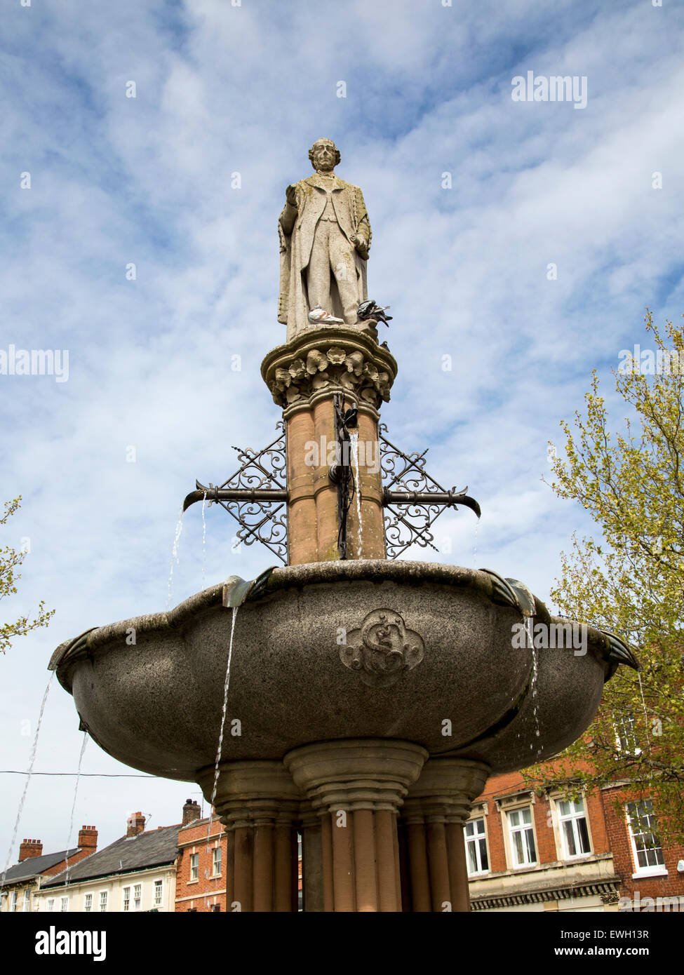 Thomas Sotheron Estcourt statue, Devizes, Wiltshire, England, UK Stock ...