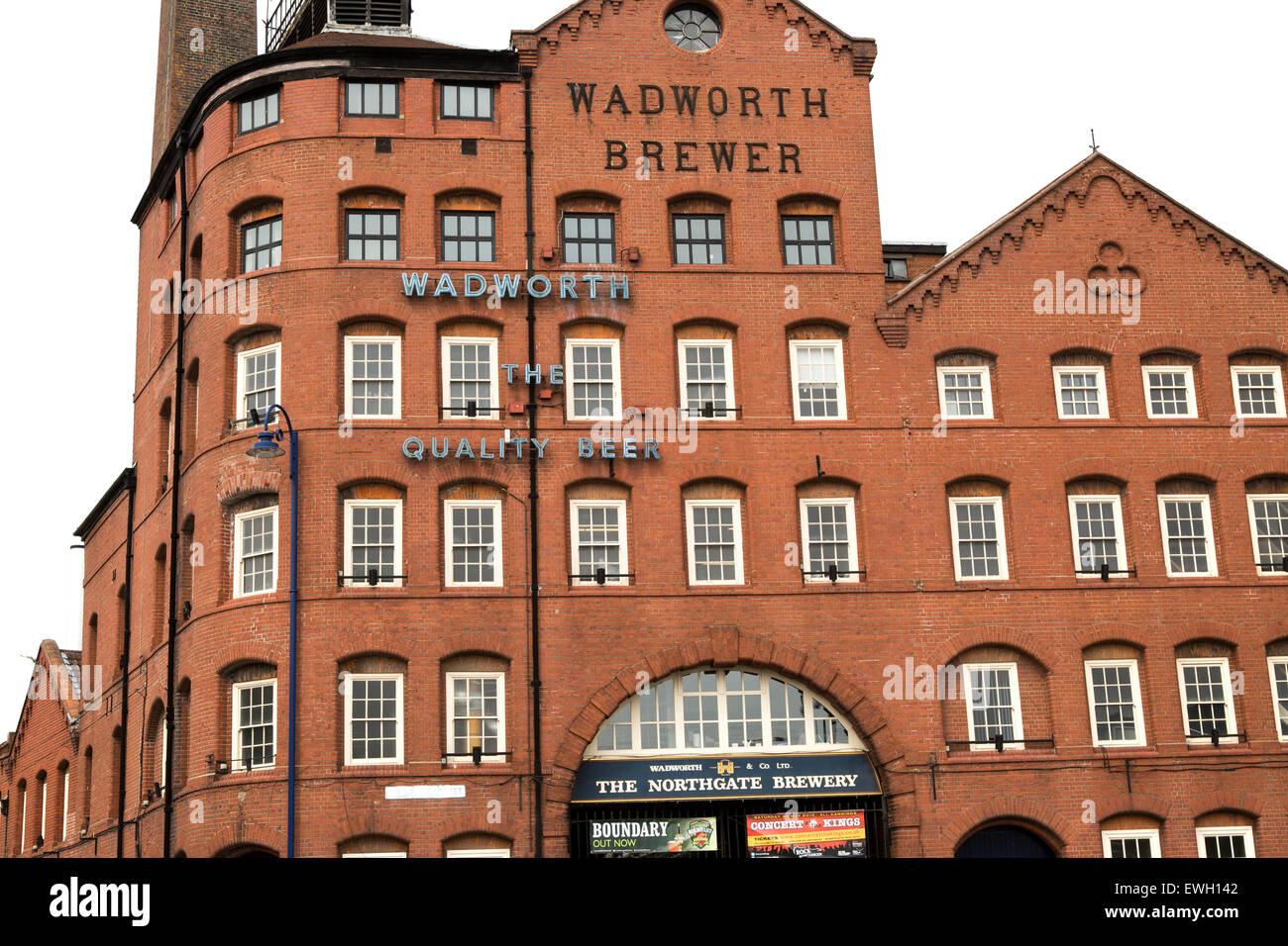 Wadworth Northgate brewery building, Devizes, Wiltshire, England, UK ...