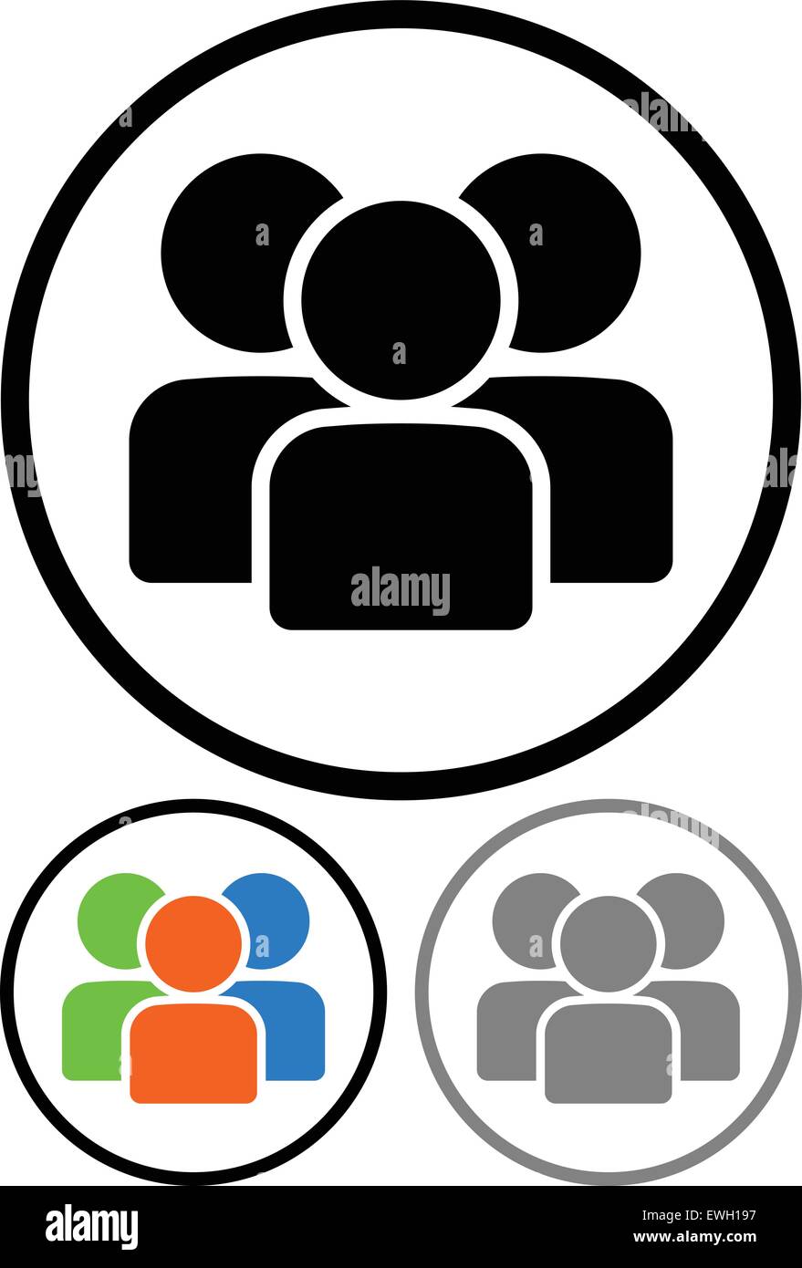 Simple characters, figures, group graphics Stock Vector Image & Art - Alamy