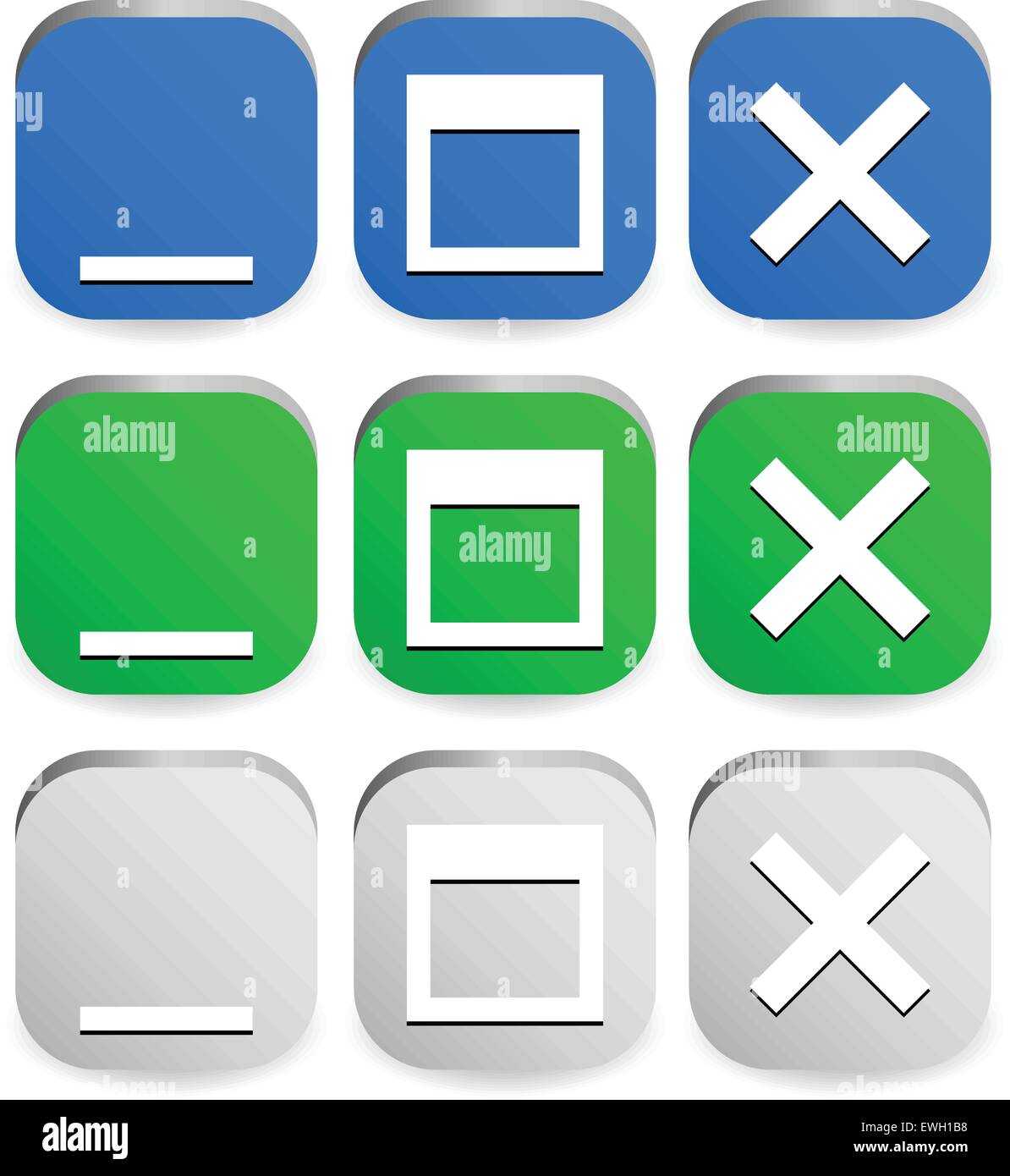 Restore window Stock Vector Images - Alamy