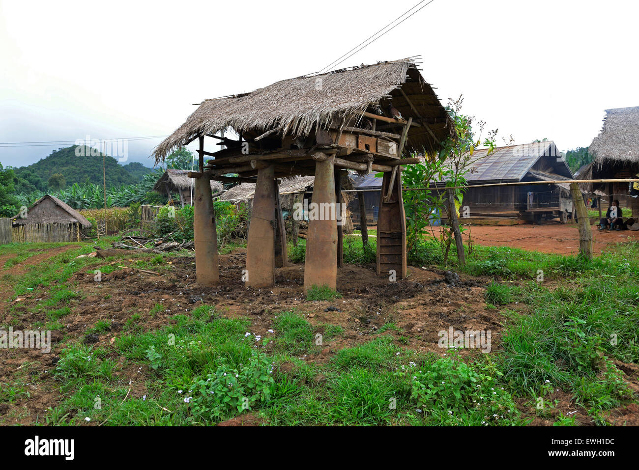 A pigeon hut made of cannonballs Stock Photo - Alamy