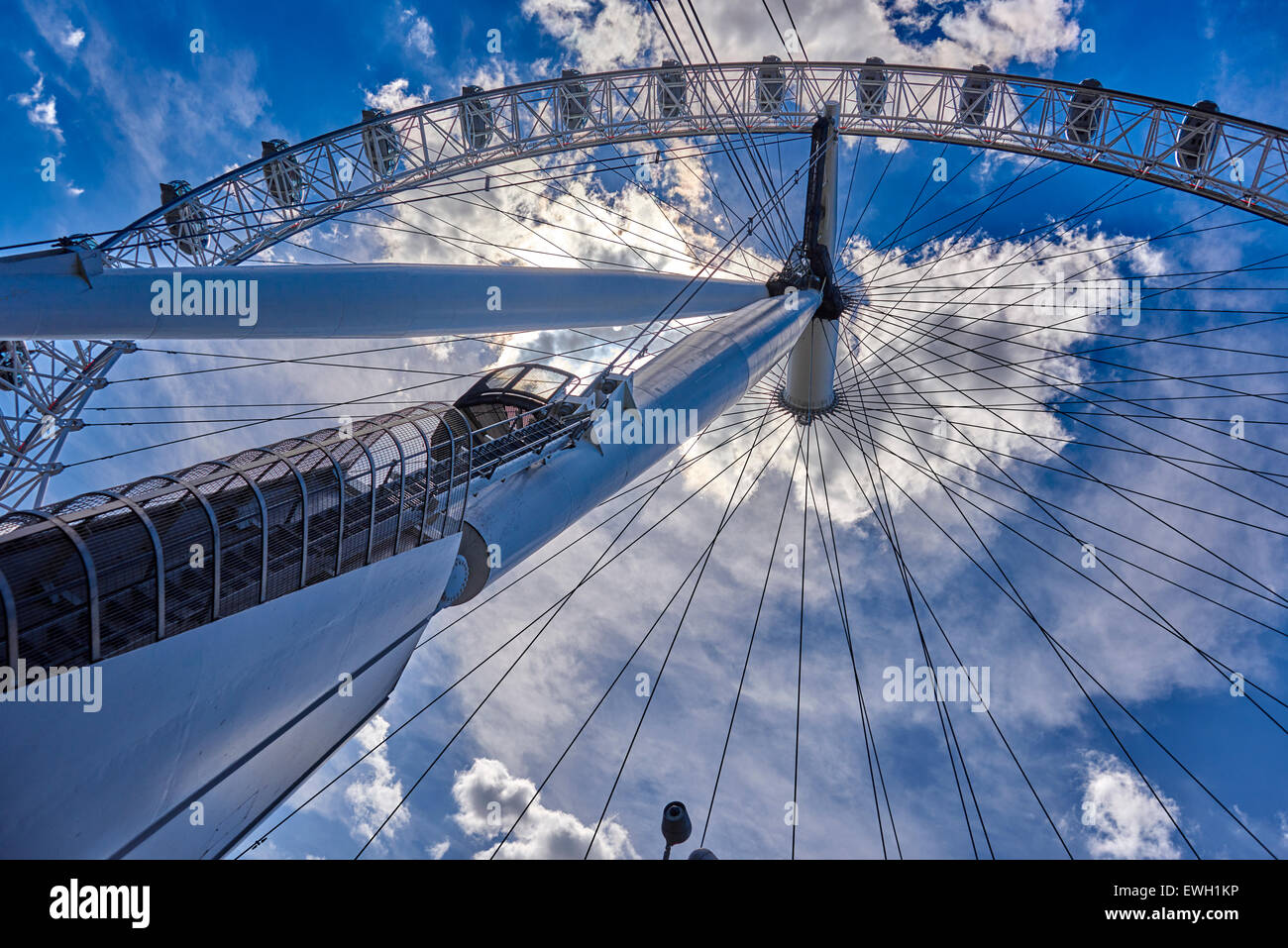 The London Eye is a giant Ferris wheel on the South Bank of the River ...