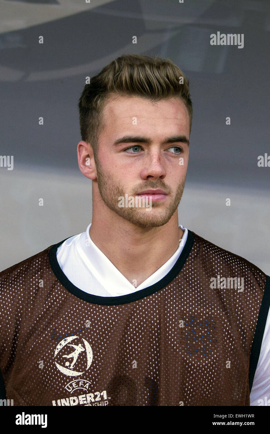 Olomouc, Czech Republic. 24th June, 2015. Calum Chambers (ENG) Football ...