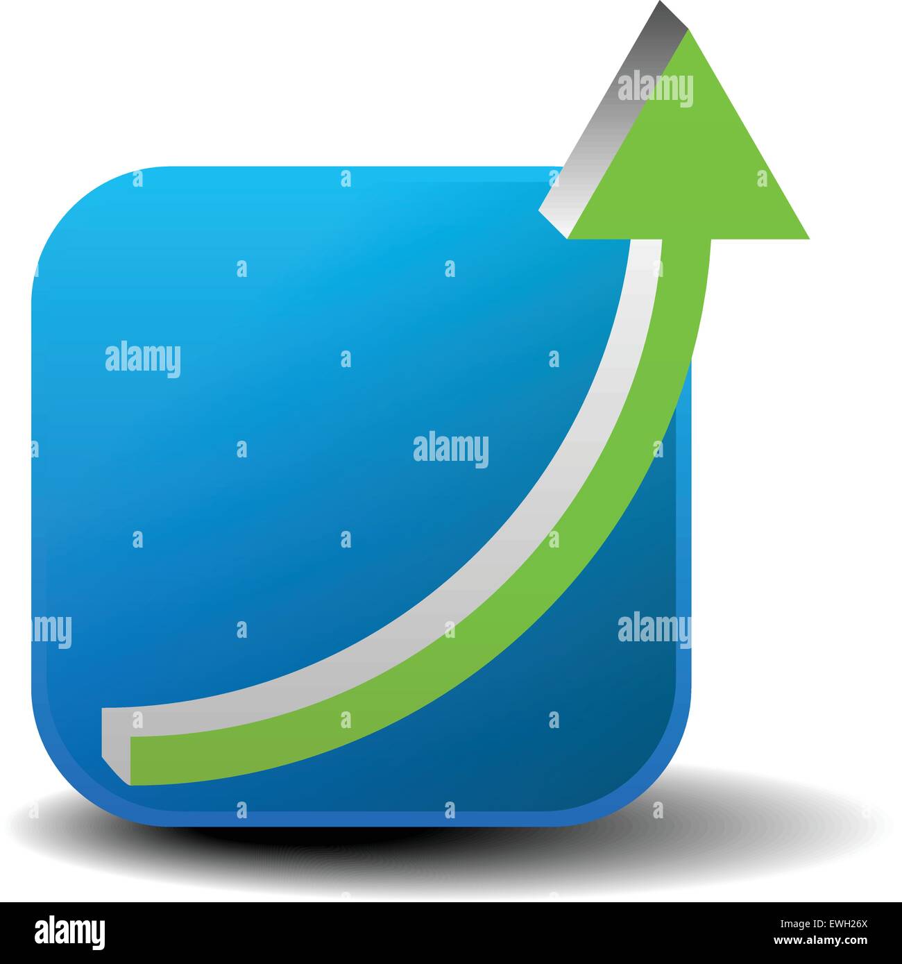 Increasing curve Stock Vector Images - Alamy