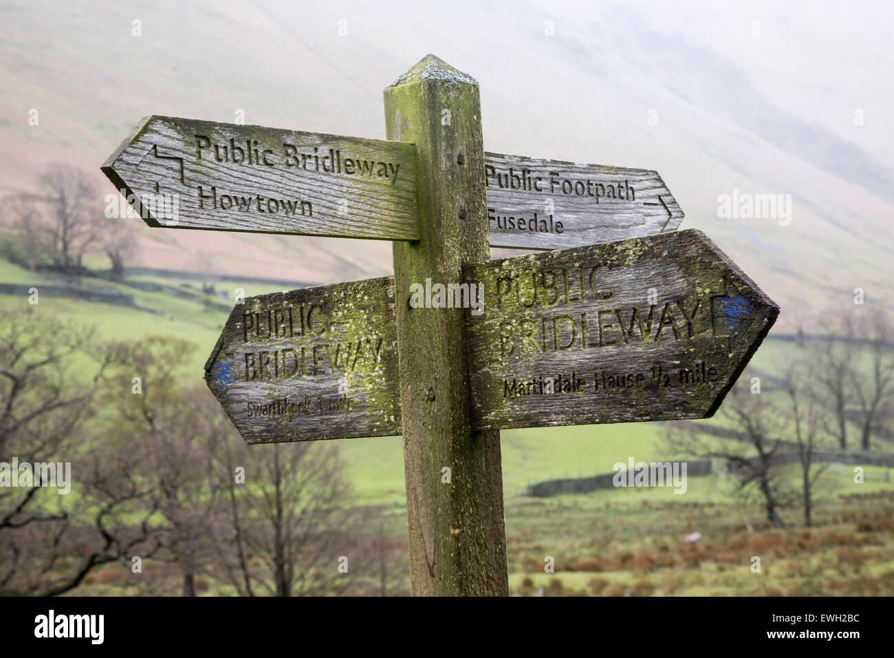Lake District National Park Sign High Resolution Stock Photography and ...