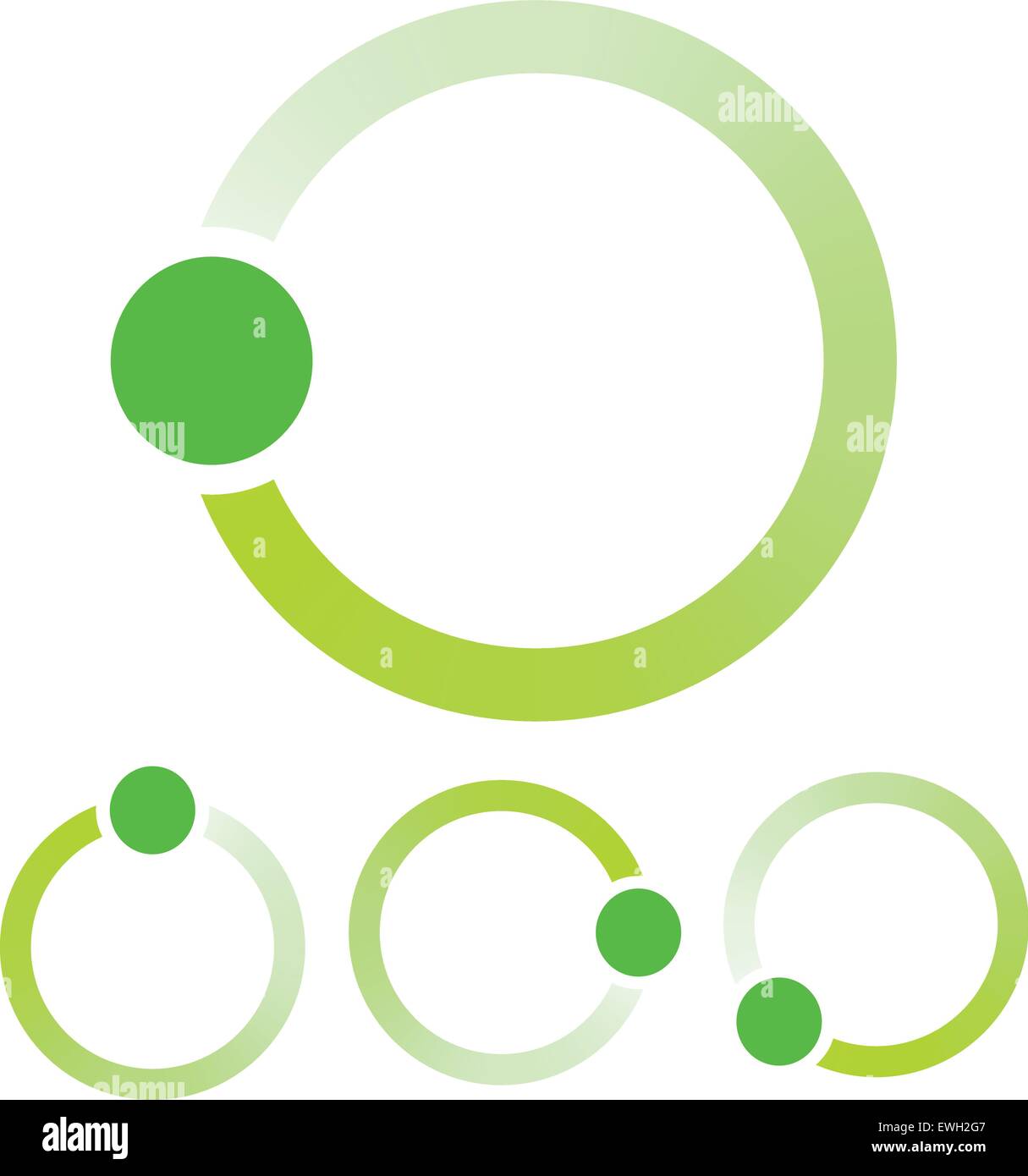 Preloader, circular shape. Segmented circle Stock Vector Image & Art - Alamy