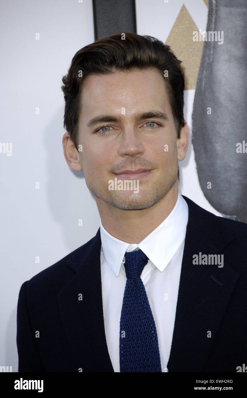 Los Angeles, CA, USA. 25th June, 2015. Matt Bomer at arrivals for MAGIC ...