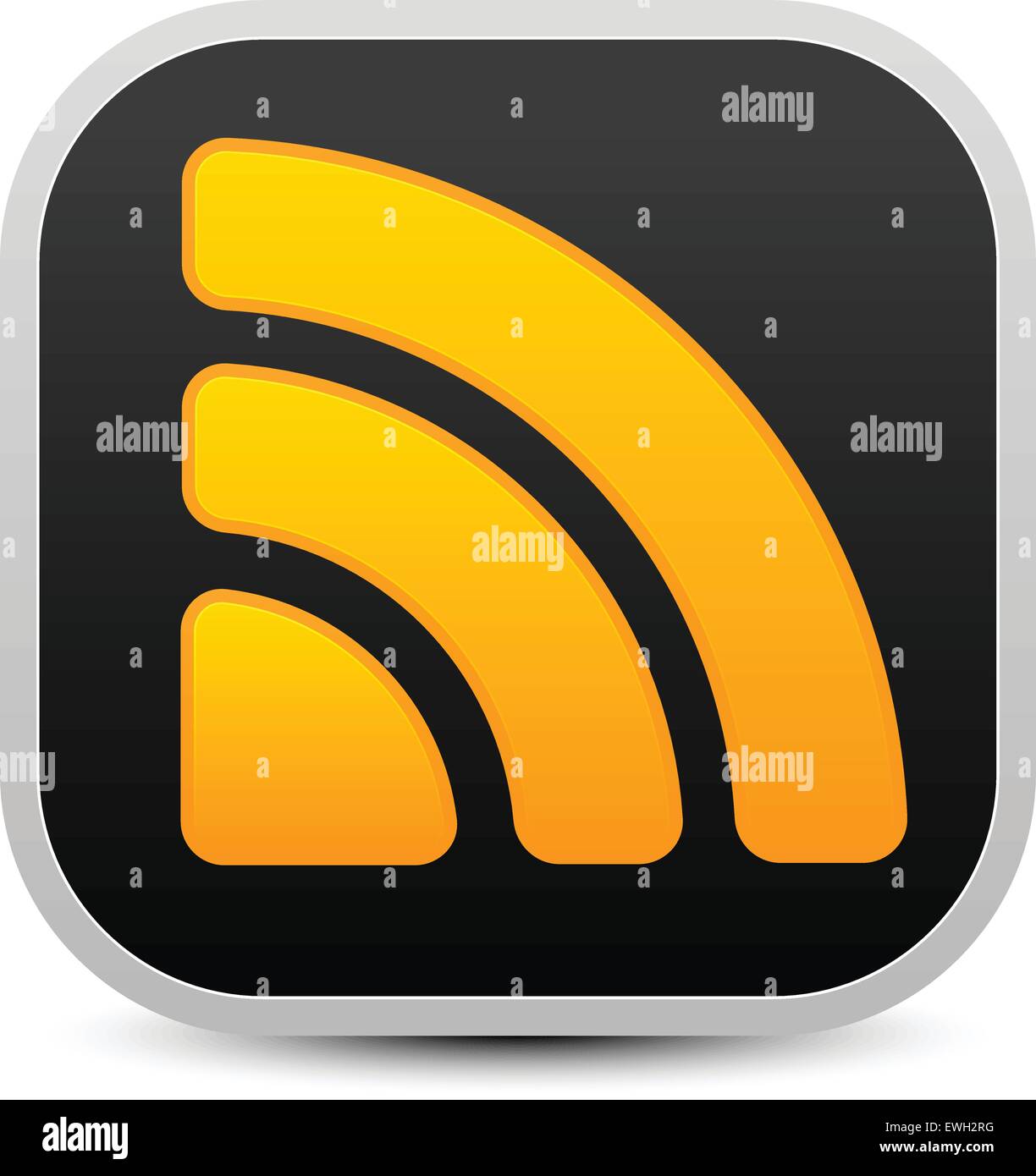 Rss or general signal icon Stock Vector Image & Art - Alamy