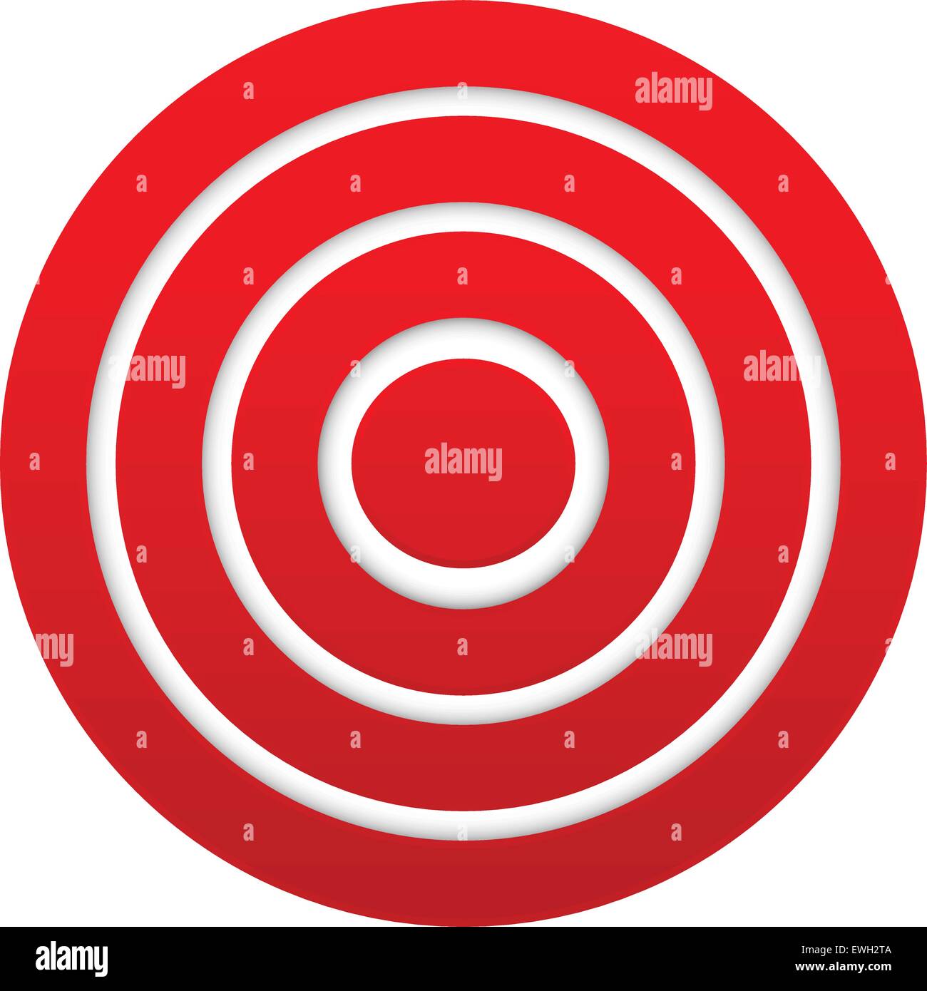 Red target. Graphics for target, bullseye, goal, aim concepts Stock ...